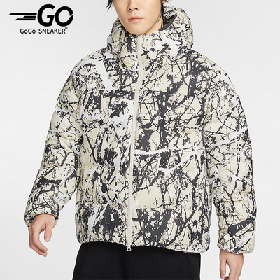 耐克男士潮流保暖棉服外套