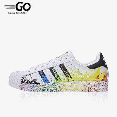 Adidas/阿迪达斯正品三叶草男女潮流耐磨运动休闲板鞋D70351