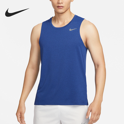 Nike/耐克正品2025秋季款男士运动跑步无袖背心T恤DV9322-481