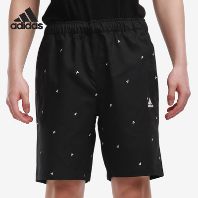 Adidas/阿迪达斯正品男子梭织印花舒适休闲运动训练短裤 GP0948