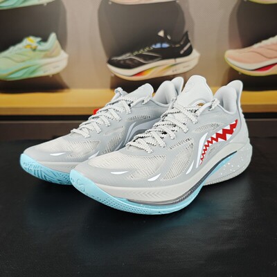 李宁正品音速12男子轻量回弹舒适稳固篮球专业比赛鞋ABAU019-6