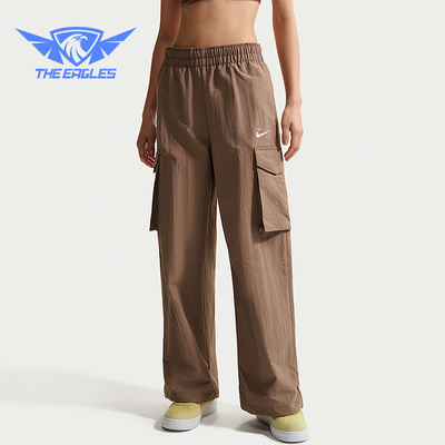 Nike/耐克正品Sportswear女士复古防晒中腰工装长裤IR7567-214