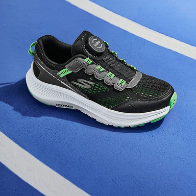 Skechers/斯凯奇正品四季款大童耐磨旋转扣透气运动跑步鞋405313L