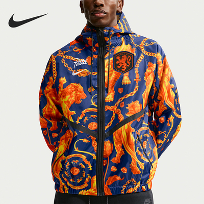 Nike/耐克正品男士时尚宽松连帽保暖拉链夹克外套IH1617-455