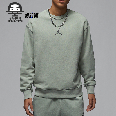 Nike/耐克正品JORDAN男士薄绒圆领运动针织卫衣HV8950-370