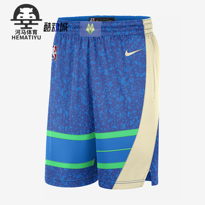 Nike/耐克正品Dri-FIT男士透气满印运动复古训练短裤DX8709-406