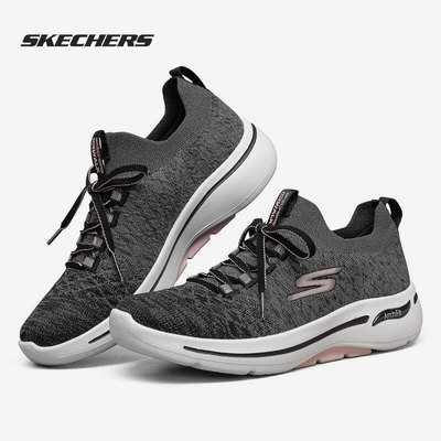 Skechers/斯凯奇正品 GOWALK减震透气健步鞋女子一脚蹬休闲运动鞋