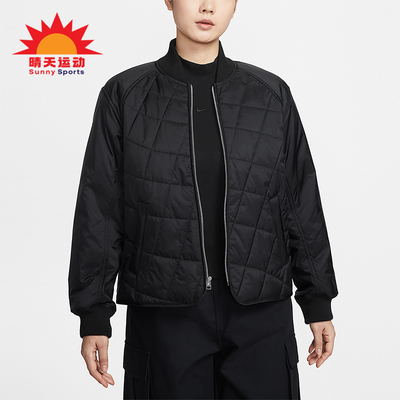 Nike/耐克正品2026春季款女士日常立领保暖休闲棉服IF0343-010