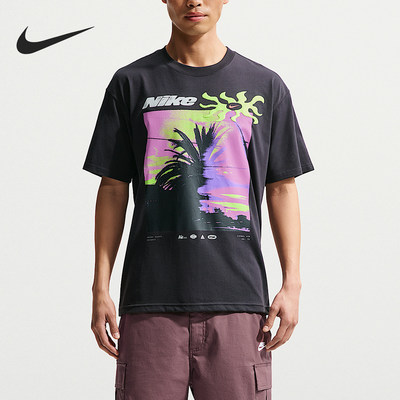 Nike/耐克正品夏季男士时尚印花潮流休闲短袖T恤IH1372-045