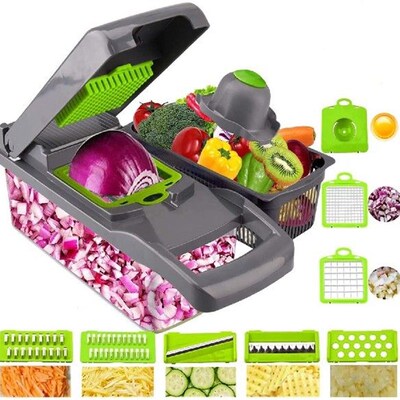 新品Vegetable Cutter Multifunctional H8 In 1 Vegetables Slic