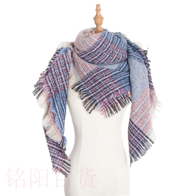 极速Autumn and winter new styleB ladies neck scarf ring yarn