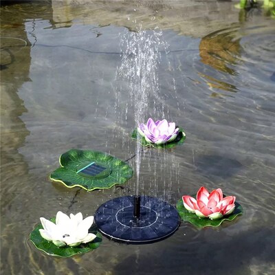 极速Floating Solar Water Pump FoCuntain Garden Water Fountai