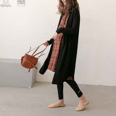 极速Maternity clothes孕妇装时尚针织开衫外套长袖针.织衫毛衣上