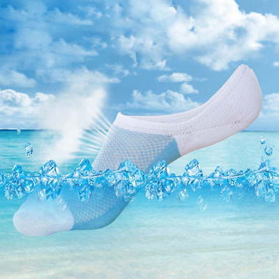 极速5 Pairs of High Quality Fashion Men Boat SockUs Summer N