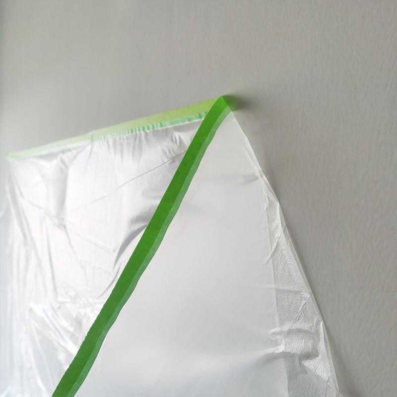 装修保护膜墙面喷漆家具柜子橱柜弱粘防尘遮蔽门窗透明刷墙遮盖膜