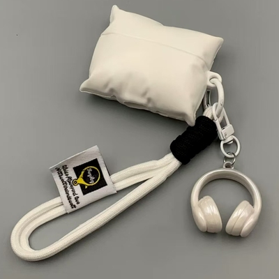 ins白色仿真硅胶抱枕适用华为FreeClip2保护套Freebudspro4耳机壳freeclip无线蓝牙FreeBuds2/4/6i/6/se4/7i