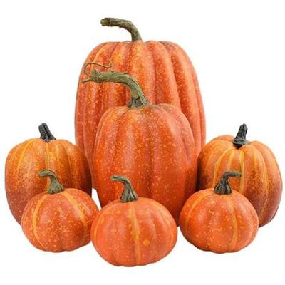 极速7PCS dSimulation Pumpkin Model Artificial Pumpkin Decora
