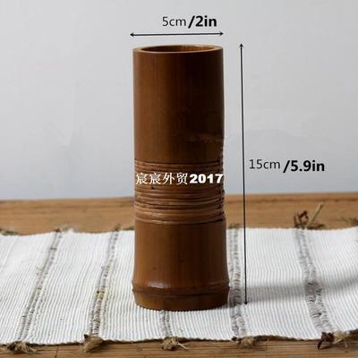 极速Handmade Japanese Bamboo Flower Vase FNor Home Decoratio