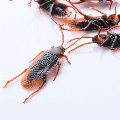 极速10pcs 20pcs Fake Cockroach NoveltGy Roaches Bugs Realist