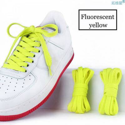 极速36Colorsg Flats Shoelaces For Air Force Tennis Shoe Lace