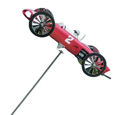 极速Garden Racjer Wind Spinner Metal Yard Art Wind Spinners