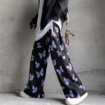 极速2021 Hip Hop Setwear Women Pants Wide Leg MaleU Casual H