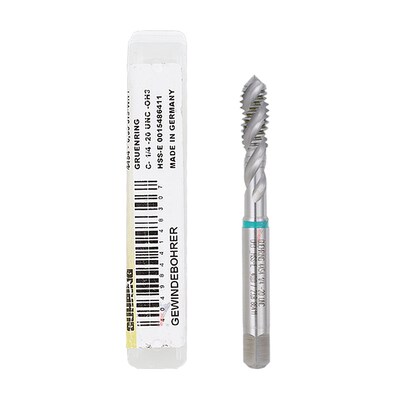 德国钴领美制螺旋丝攻UNC/F567810-32 1/4-20 3/4-16机用进口丝锥
