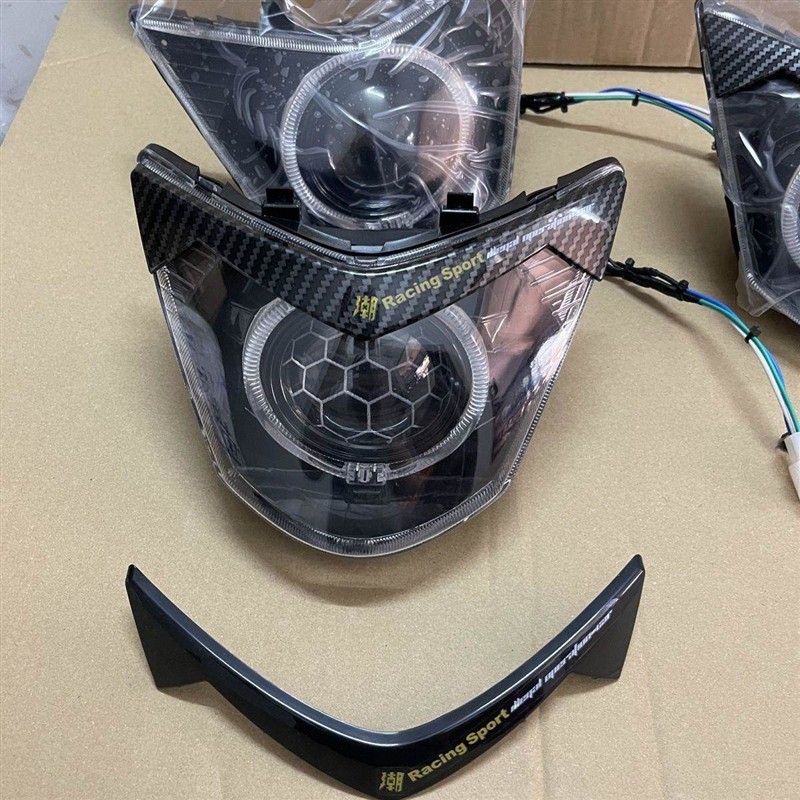 全新鬼一鬼火LED透镜电动车鬼火led大灯可调蜂窝直上送灯眉其他