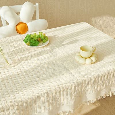 极速Table Cloth Linen Lace Tablecloth RectanPgular Dining Ta