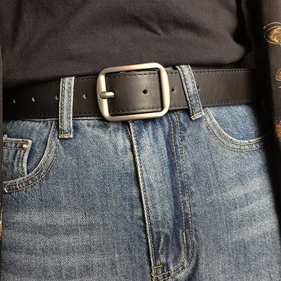极速Mens Waist Belt Men Belxts Lea Man For Jeans Black Male