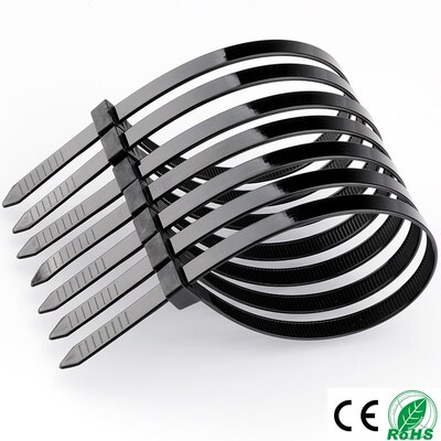 极速100PCS Self-Locking Plastic Nylon Wire NCable Zip Ties F