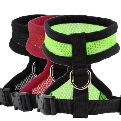 极速high quality pet dog harness collar leash strTap mesh do