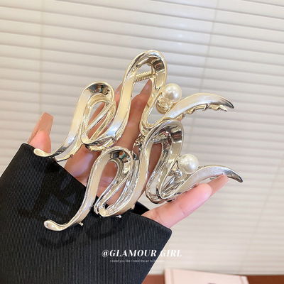 极速Irregular geometric metalz hair clips in South Korea, fa