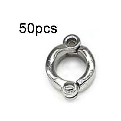 极速50a Pcs Alloy Dove Bands Bird Foot Ring Species Identify