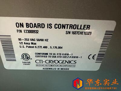 CTI-CRYOGENICS P/N E23000392 S