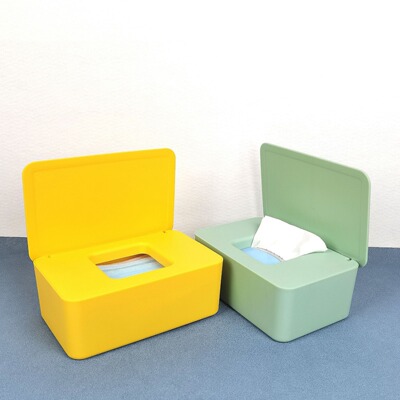 家用桌面婴儿湿巾纸盒带盖湿纸巾