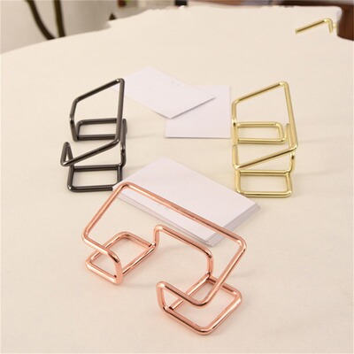 镂空金属名片座电镀名片收纳盒