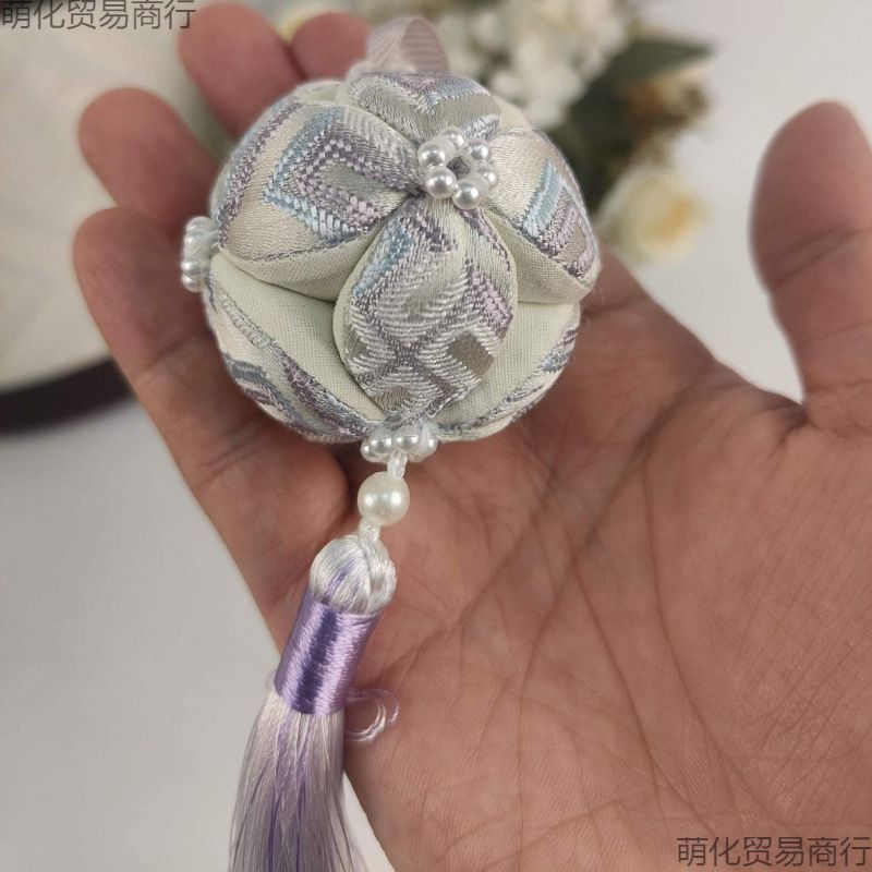 壮锦绣球壮族绣球广西壮锦绣球浅蓝色其它默认项苏绣客厅其他