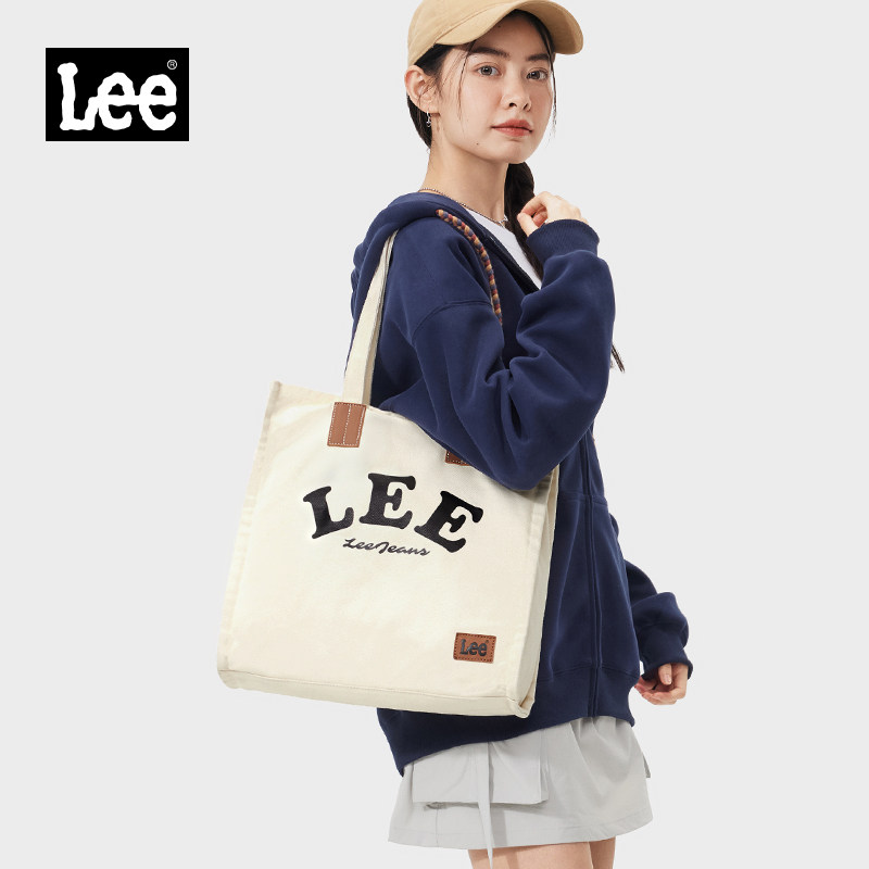 Lee时尚休闲托特包女大容量通勤上班单肩包学生手提包电脑包手提