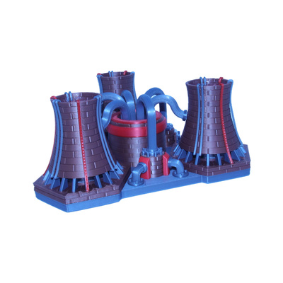 3D打印核电站加湿器呼吸灯小夜灯