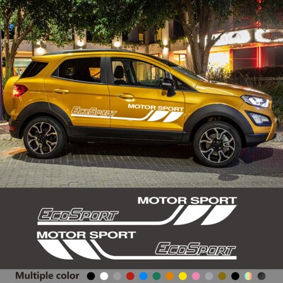 适用于福特Ecosport翼博汽车贴纸 装饰SUV车身贴 专用彩条拉花