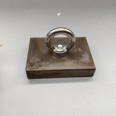 强磁80x60x17 打捞磁铁 磁选机饲料机专用 长方形70x50x14mm 包邮