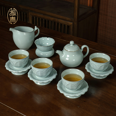 汝瓷非遗整套功夫茶具礼品