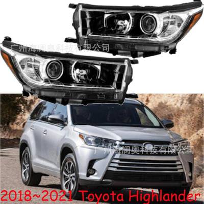 适用于丰田汉兰达前大灯总前照灯highlander2018~2022款