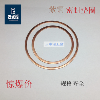 紫铜密封垫圈船用.表用.密封垫垫圈空压机用M16M35M39M50M65M76