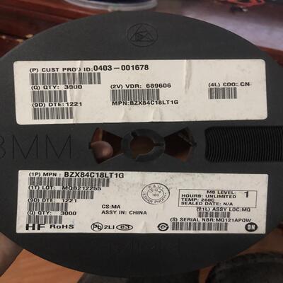 【议价】BZX84C18LT1G 原装进口ON安森美 贴片稳压二极管