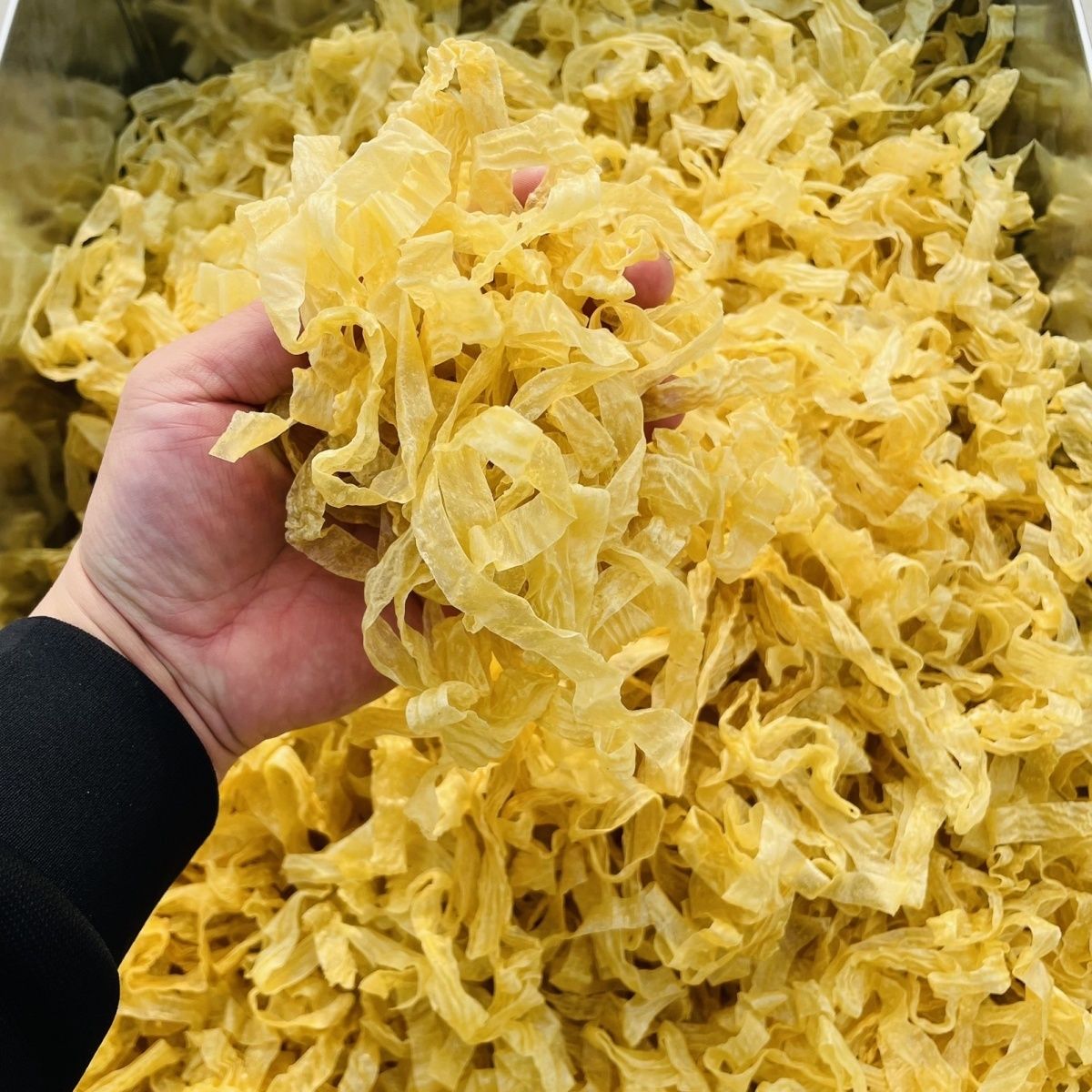 达福集无盐粒豆皮丝素肉凉拌菜山东豆皮油豆皮麻辣人造肉干货