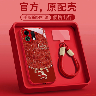 适用OPPOK系列百福金马手机壳