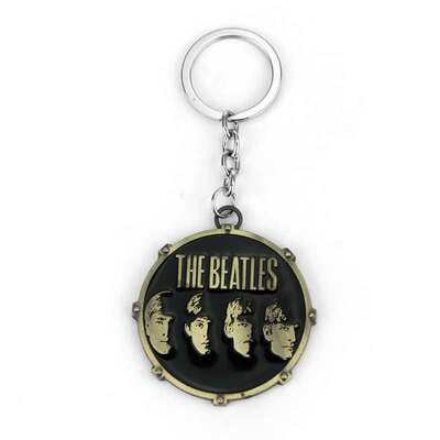 WISH热卖英国披头士乐队TheBeatles标志钥匙扣直销