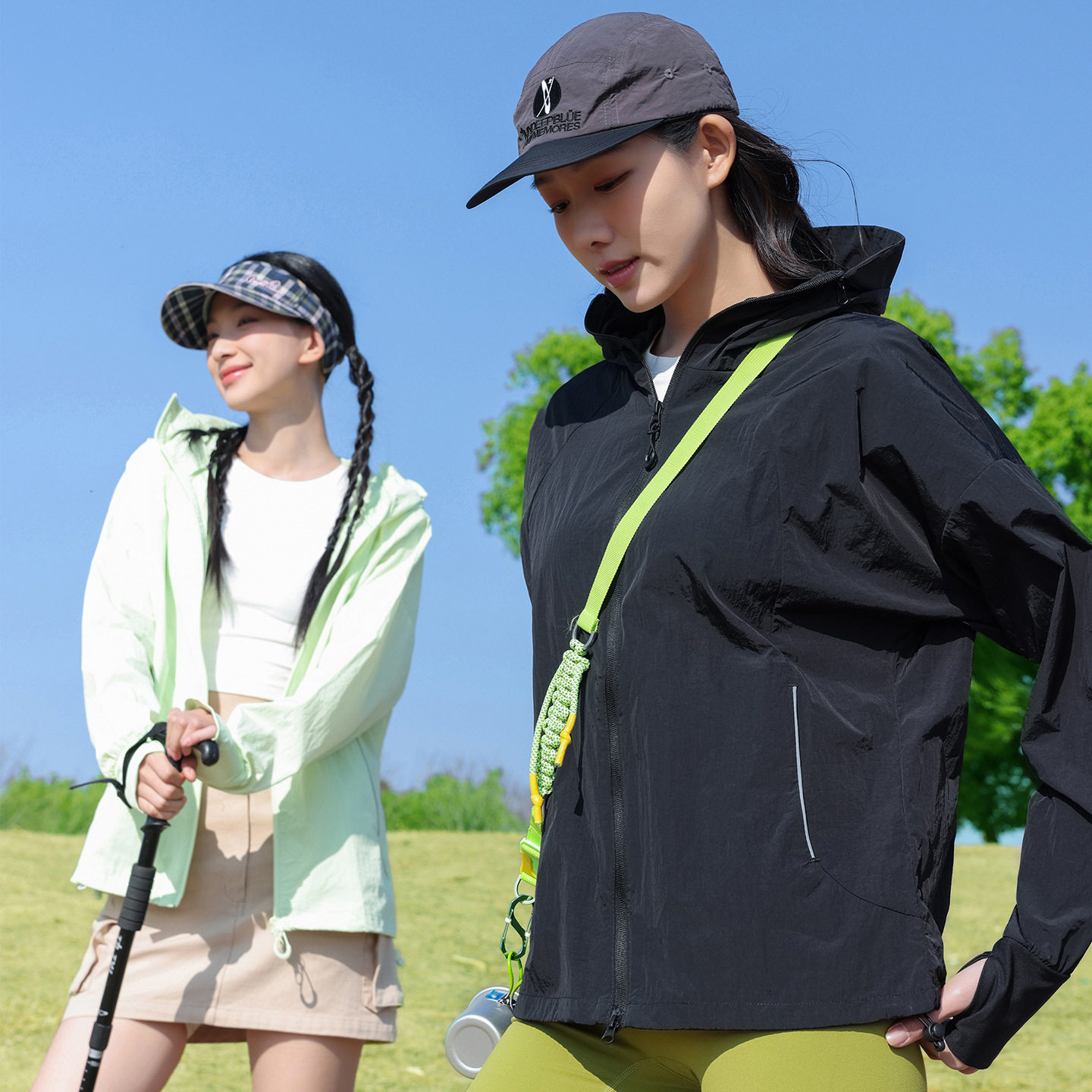 山系防晒衣男女新款连帽防晒服户外防风防紫外线UPF50+皮肤风衣